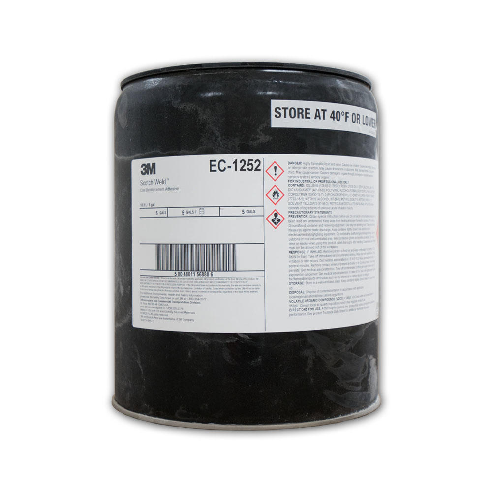 EC-1252 PINK 5 GALLON PAIL - Pink Contact Adhesive from 3M by the Gallon