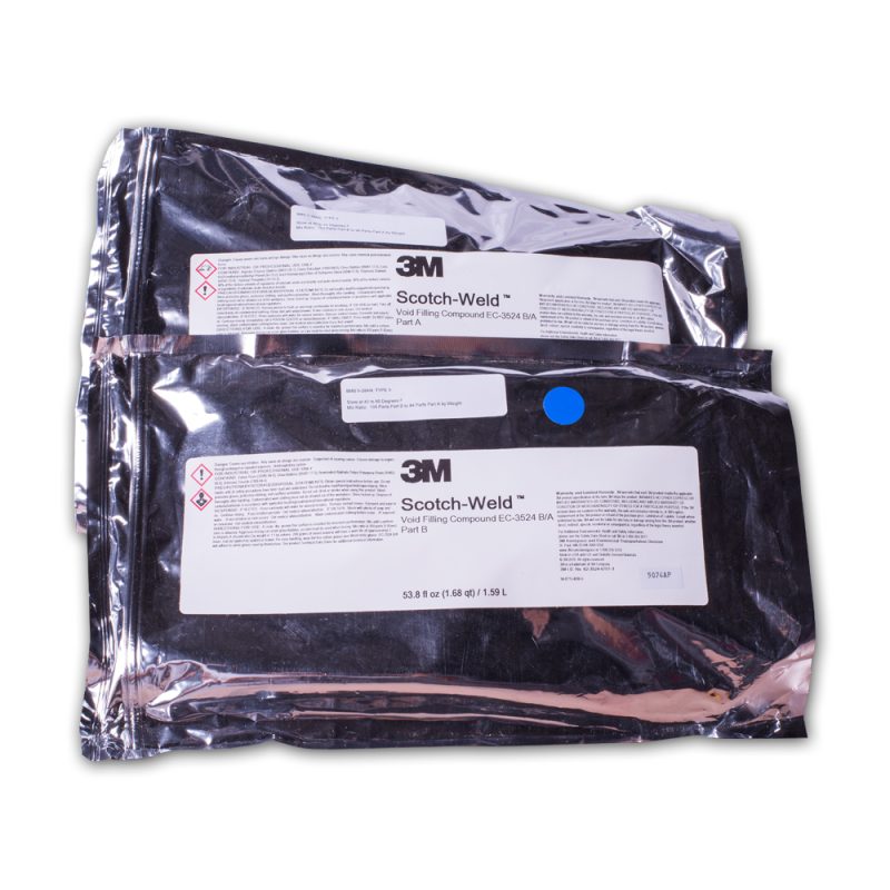 EC-3515 B/A FR Blue - Part A: White; Part B: Blue Void Filling Compound ...